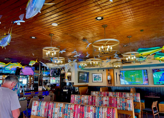 Nautical Restaurant Decor | King Sailfish Mounts